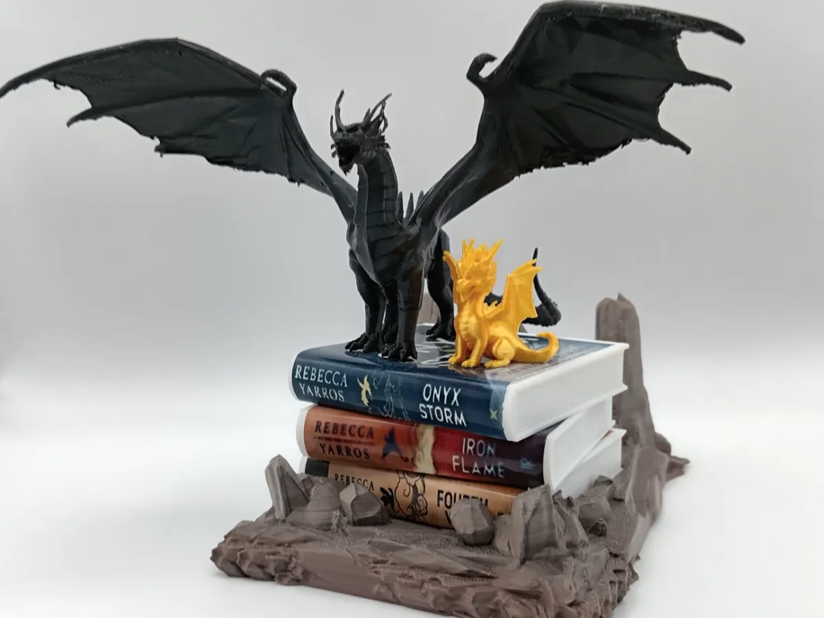 Empyrean Series Display - ACOTAR - Dragons - Free 3D Print Model ...