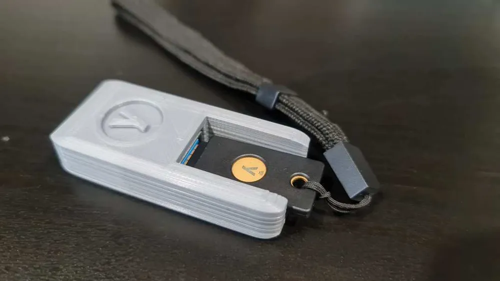 Yubikey 5 NFC USB Desktop Security Key Holder - Free 3D Print Model ...