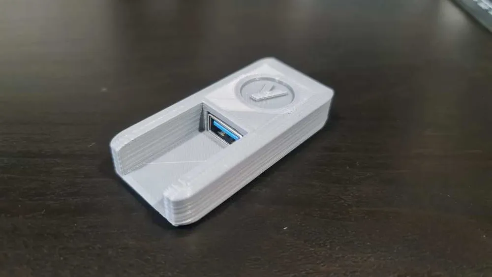 Yubikey 5 NFC USB Desktop Security Key Holder - Free 3D Print Model ...
