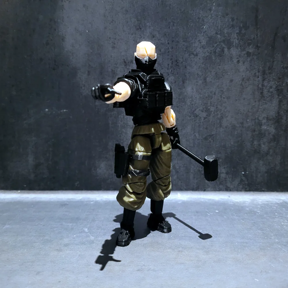 Dummy 13 Söldner (Nur Maske) Remixt von DUMMY13Lab MakerWorld ...