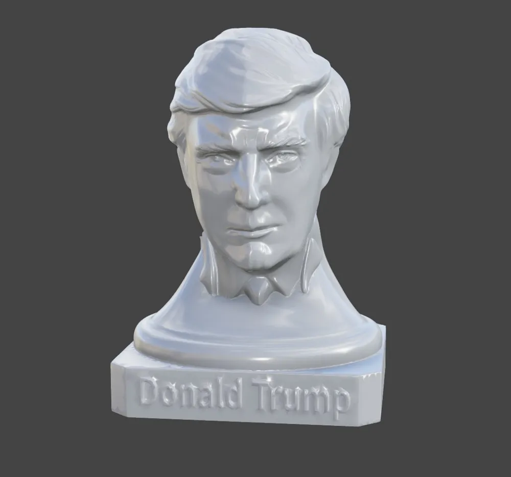 Donald Trump Bust - Free 3D Print Model - MakerWorld