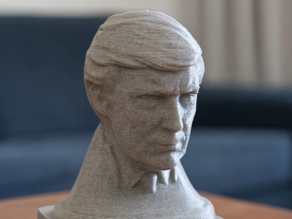 Donald Trump Bust - Free 3D Print Model - MakerWorld