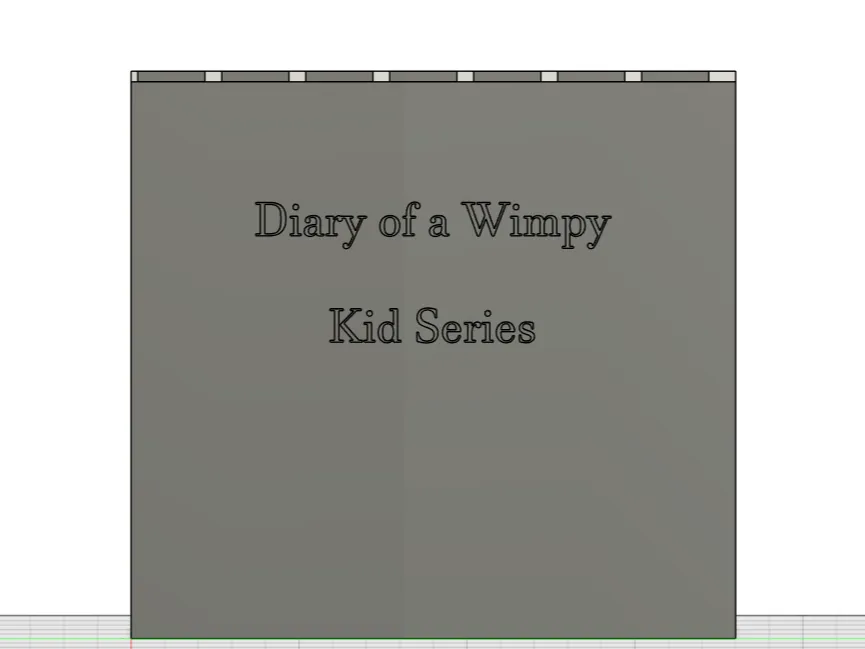 Diary of a Wimpy Kid Hardback Book Holder by user_3615939100 MakerWorld ...