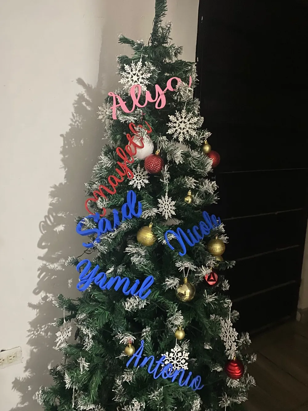 CHRISTMAS TREE NAMES - Free 3D Print Model - MakerWorld