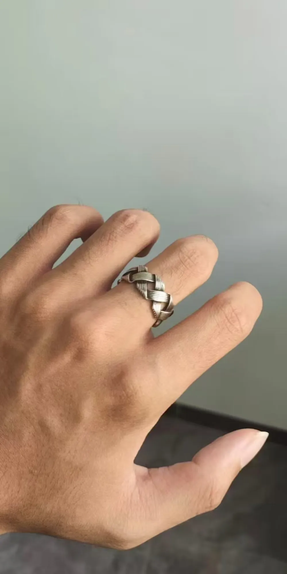 Woven Ring Staple Ring Simple Style - Free 3D Print Model - MakerWorld