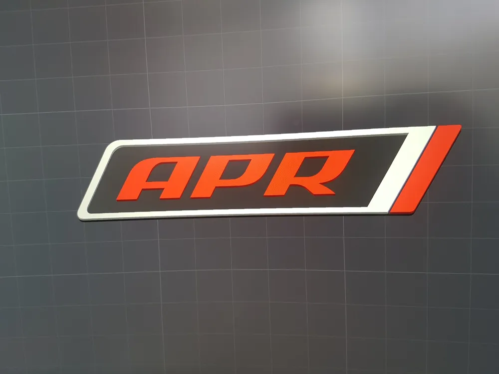 APR racing logo plaque by Jemmyjt MakerWorld: Download Free 3D Models