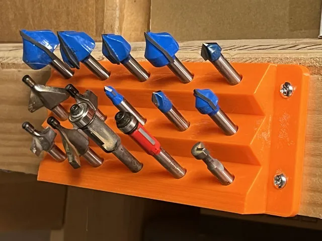 Router Bit Holder by DRONE MakerWorld: Download Free 3D Models