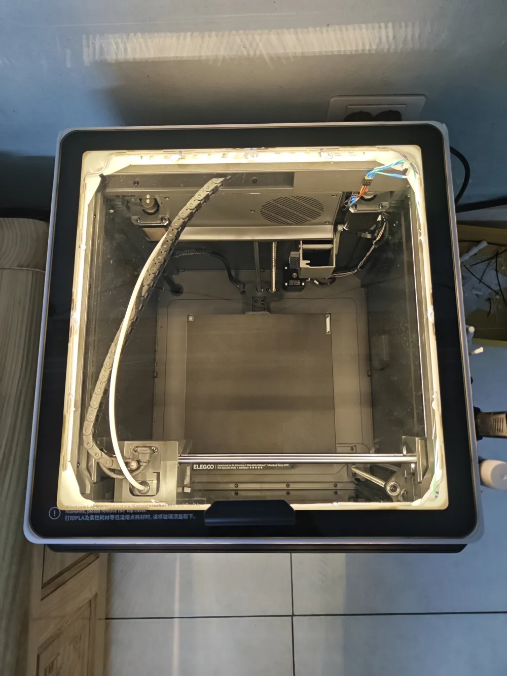 Centauri Carbon Riser w LED Switch n Sliding Glass Remixed by virloy ...