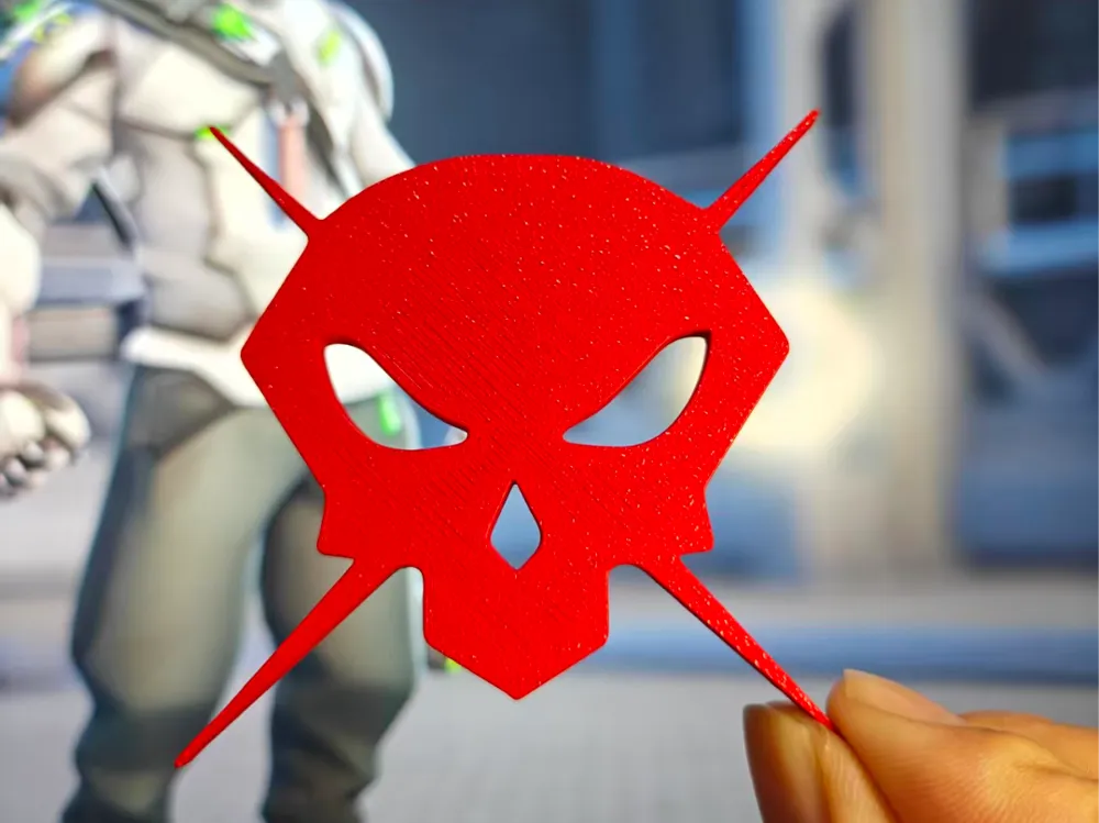 Overwatch's most familiar symbol - Headshot Kill - Free 3D Print Model ...