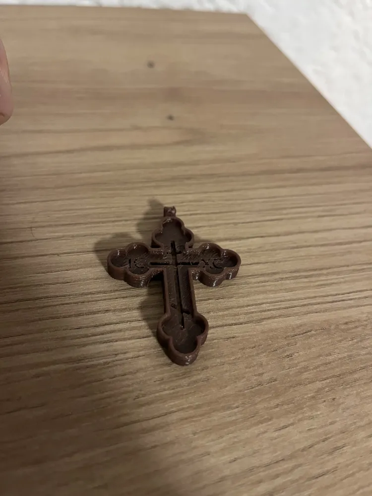 Orthodox Cross Pendant - Free 3D Print Model - MakerWorld