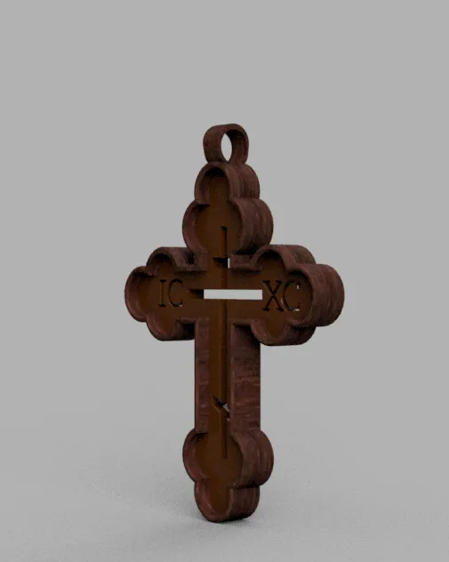 Orthodox Cross Pendant - Free 3D Print Model - MakerWorld