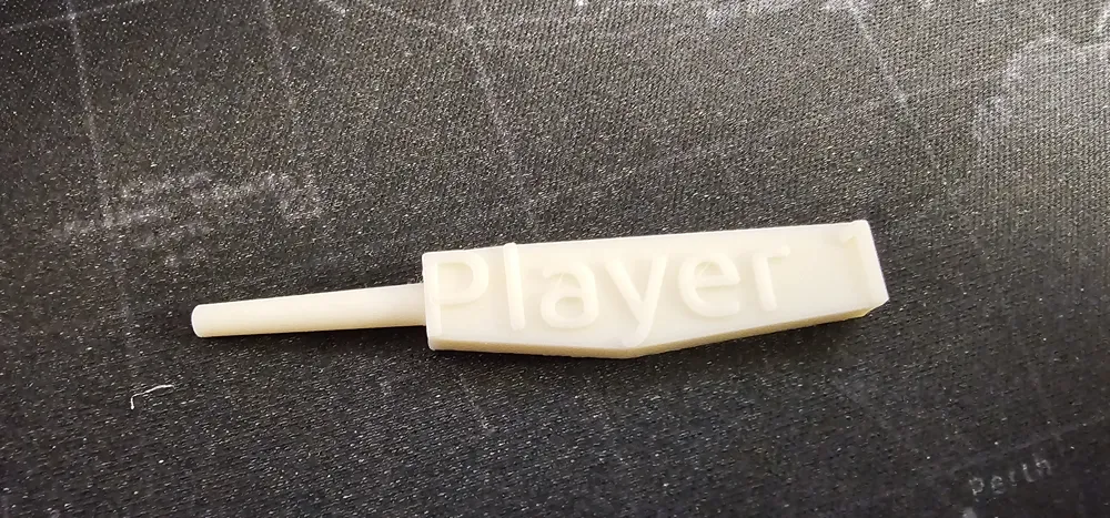 Cribbage Peg with your name (Startrekfan2 remix) - Free 3D Print Model ...