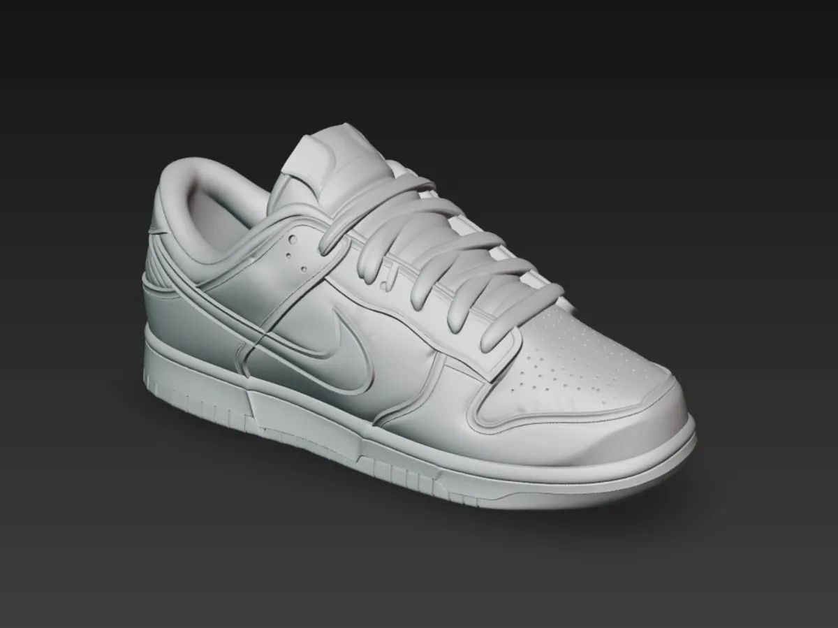 Modello High quality Nike Dunk Low - Free 3D Print Model - MakerWorld