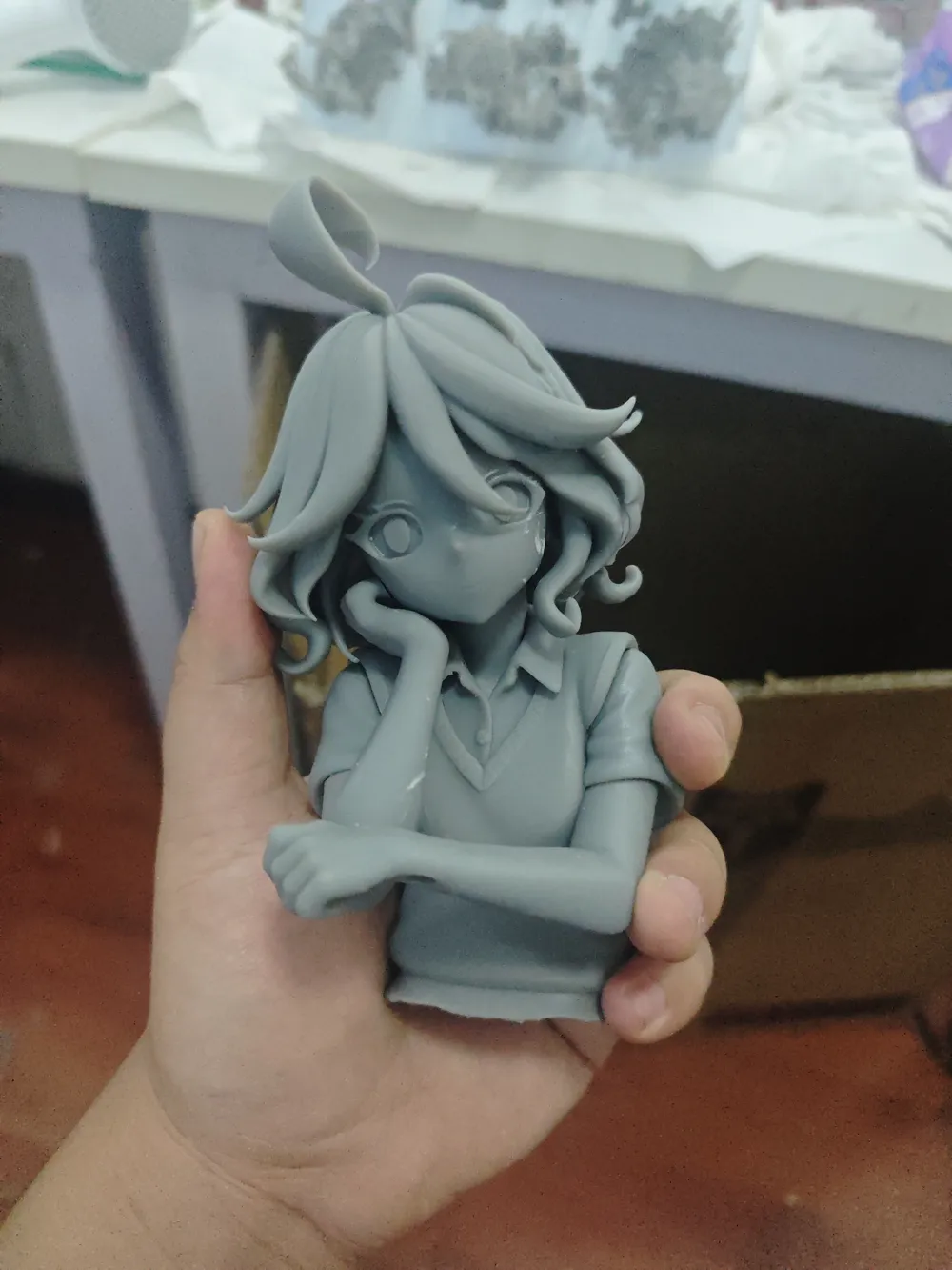 Genshin Impact Furina Sitting Figure 18cm Tall Pre-separated Parts ...