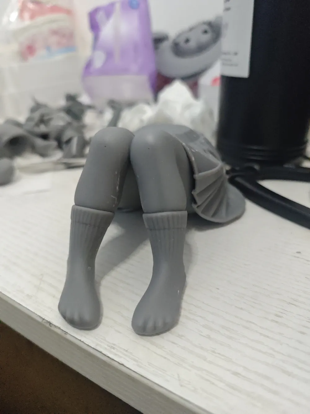 Genshin Impact Furina Sitting Figure 18cm Tall Pre-separated Parts ...