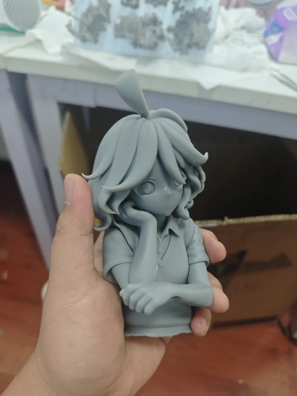 Genshin Impact Furina Sitting Figure 18cm Tall Pre-separated Parts ...
