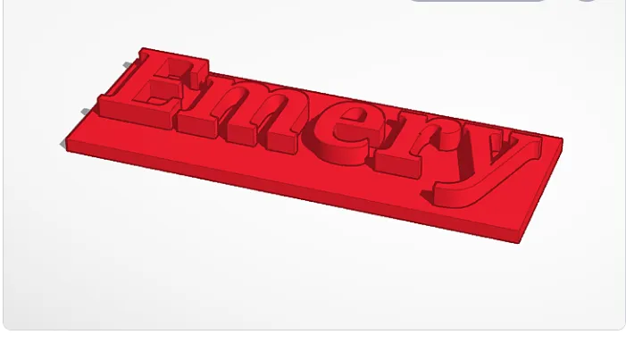 Emery name - Free 3D Print Model - MakerWorld
