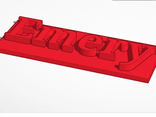 Emery name - Free 3D Print Model - MakerWorld
