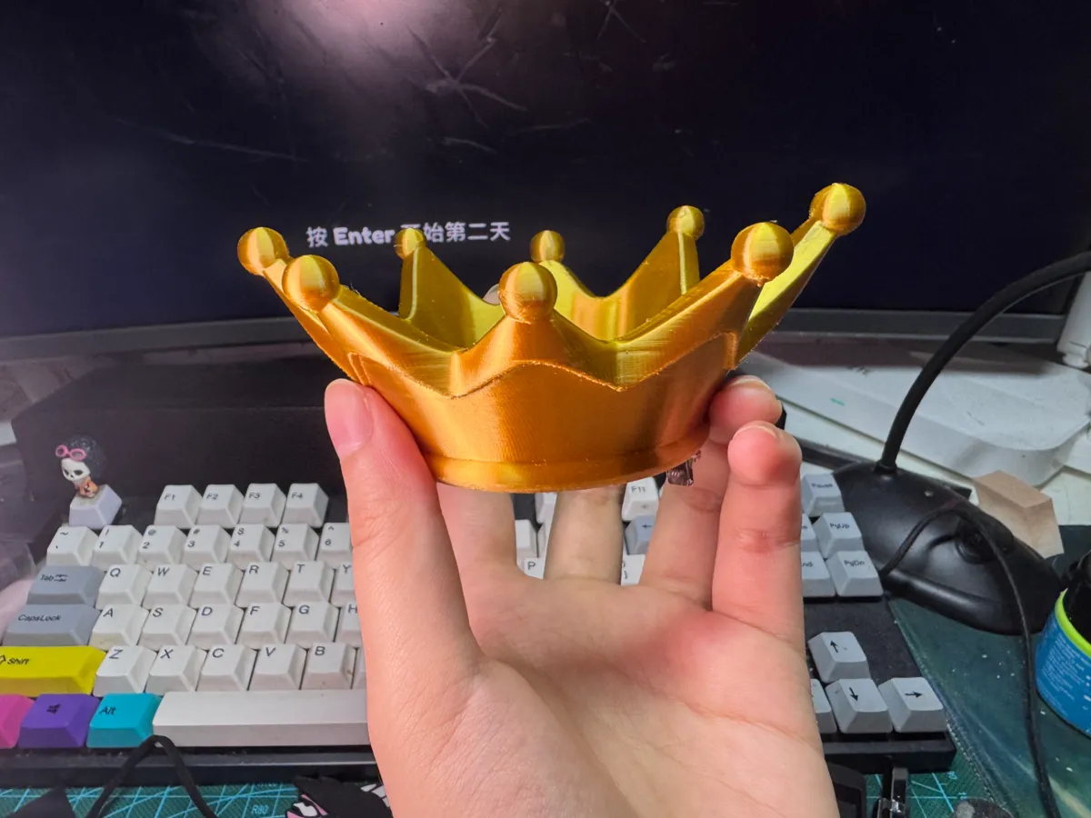Super cute crown hairpin - Free 3D Print Model - MakerWorld