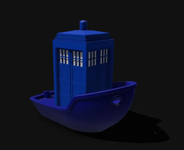 TARDIS BENCHY by Quroin MakerWorld: Download Free 3D Models