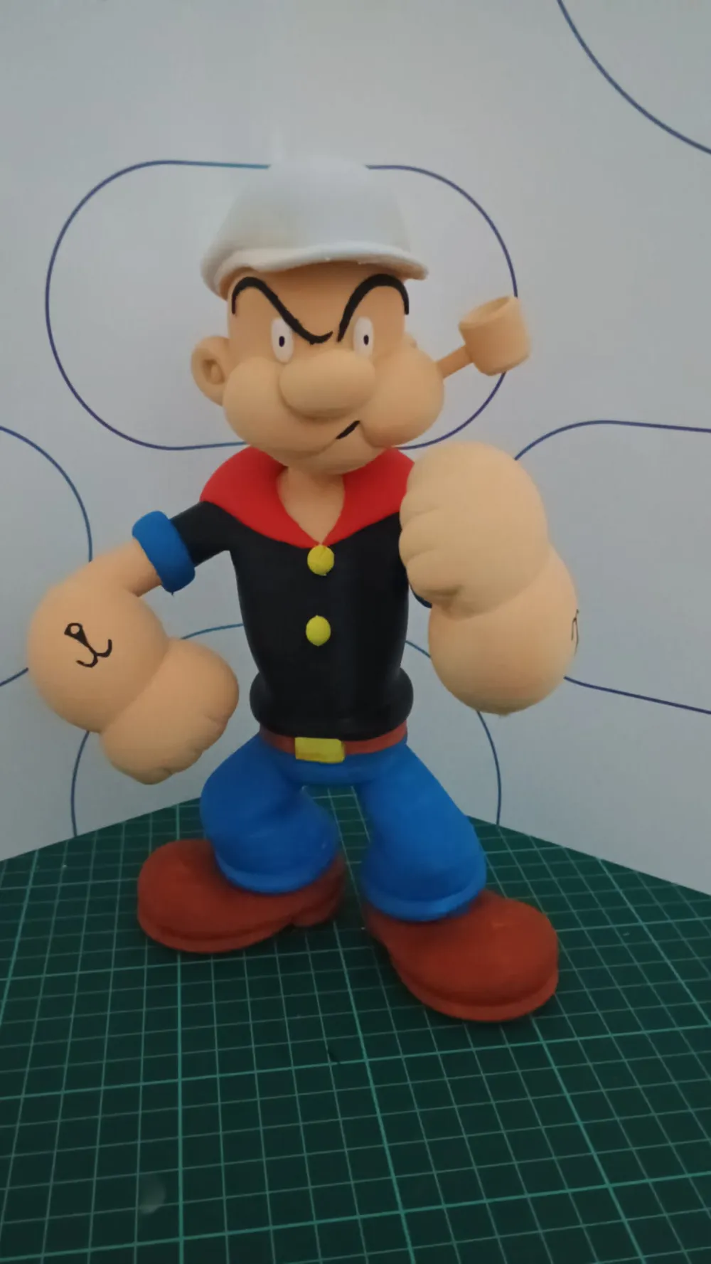 Popeye the Sailor - Free 3D Print Model - MakerWorld