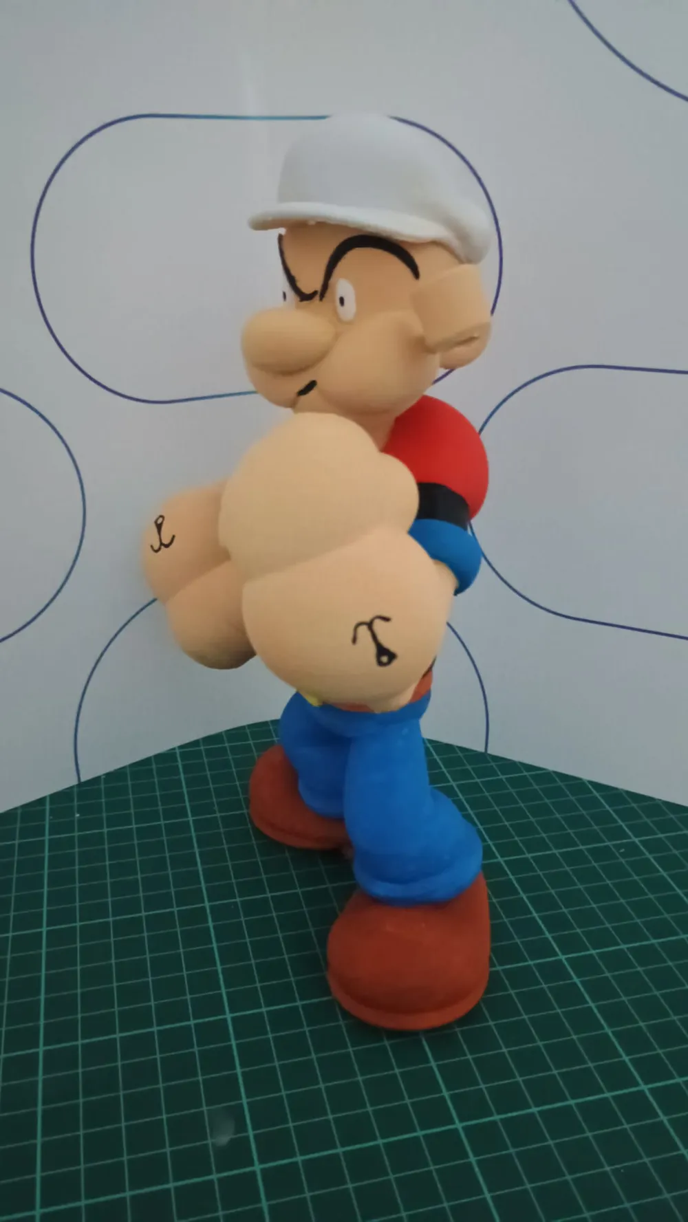 Popeye the Sailor - Free 3D Print Model - MakerWorld