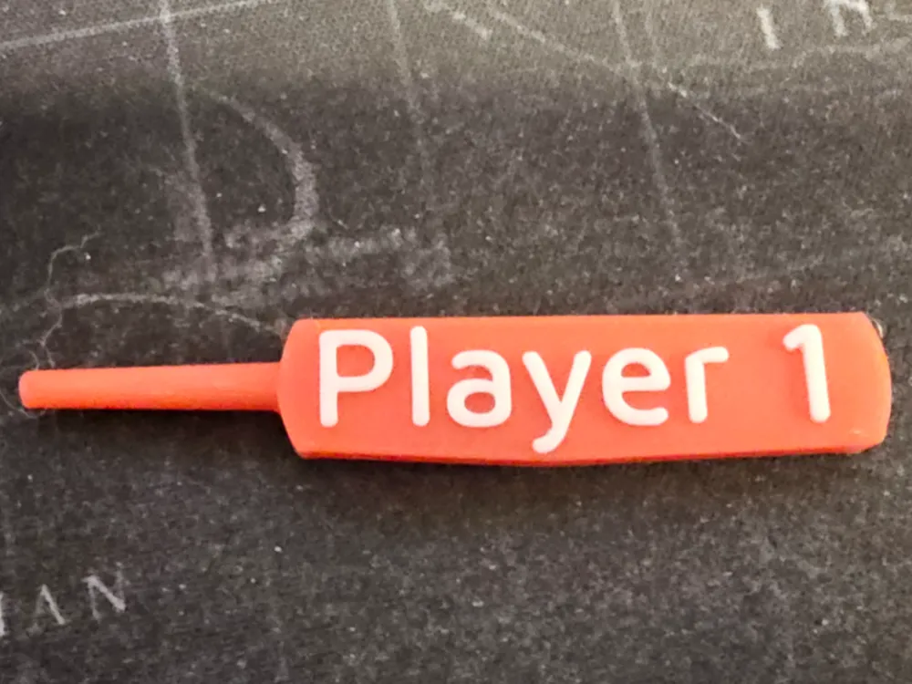 Cribbage Peg with customizable name (improved) - Free 3D Print Model ...