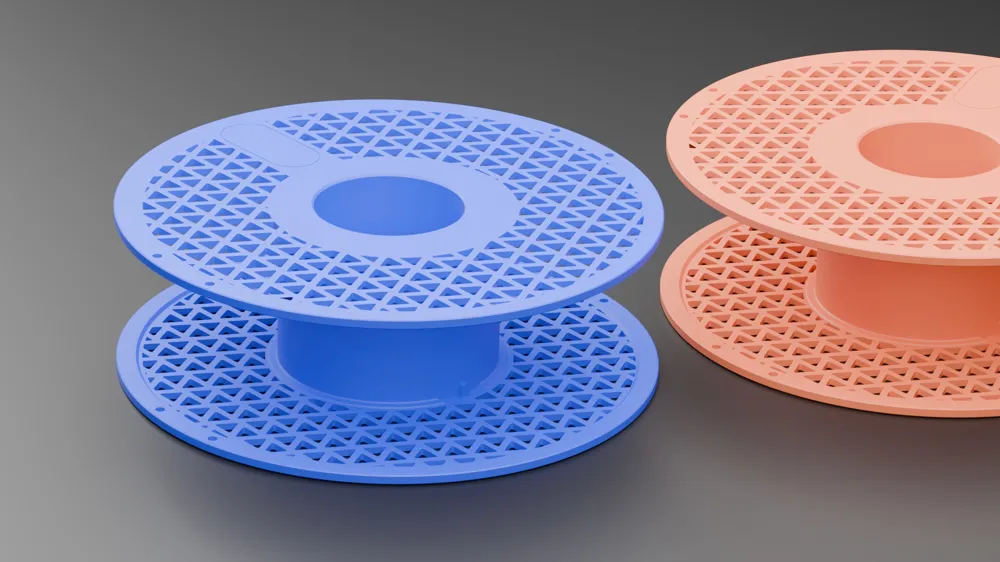 Bambu Lab Filament Spool | Original Size Replica Remixed by nicky3D ...