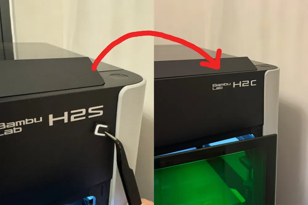 H2S and H2D Painless Upgrade H2C - Free 3D Print Model - MakerWorld