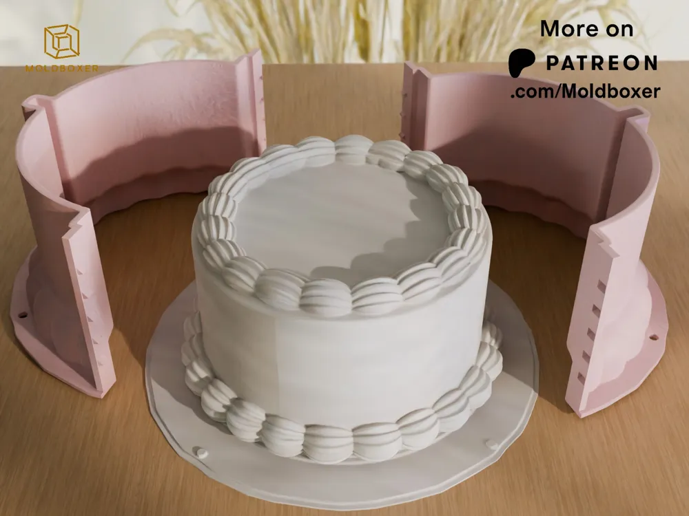 Basic Cake Silicone Mold Housing System - Free 3D Print Model - MakerWorld