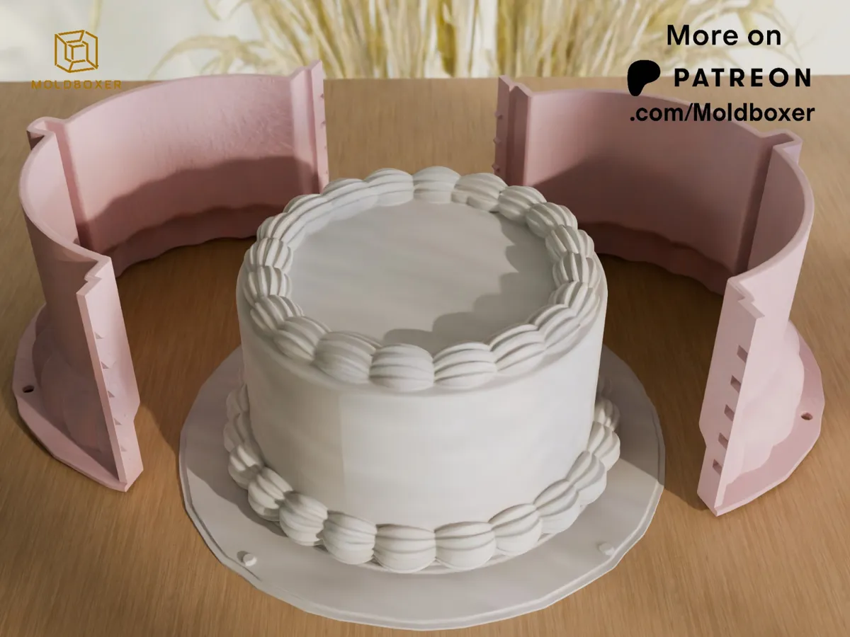 Basic Cake Silicone Mold Housing System - Free 3D Print Model - MakerWorld