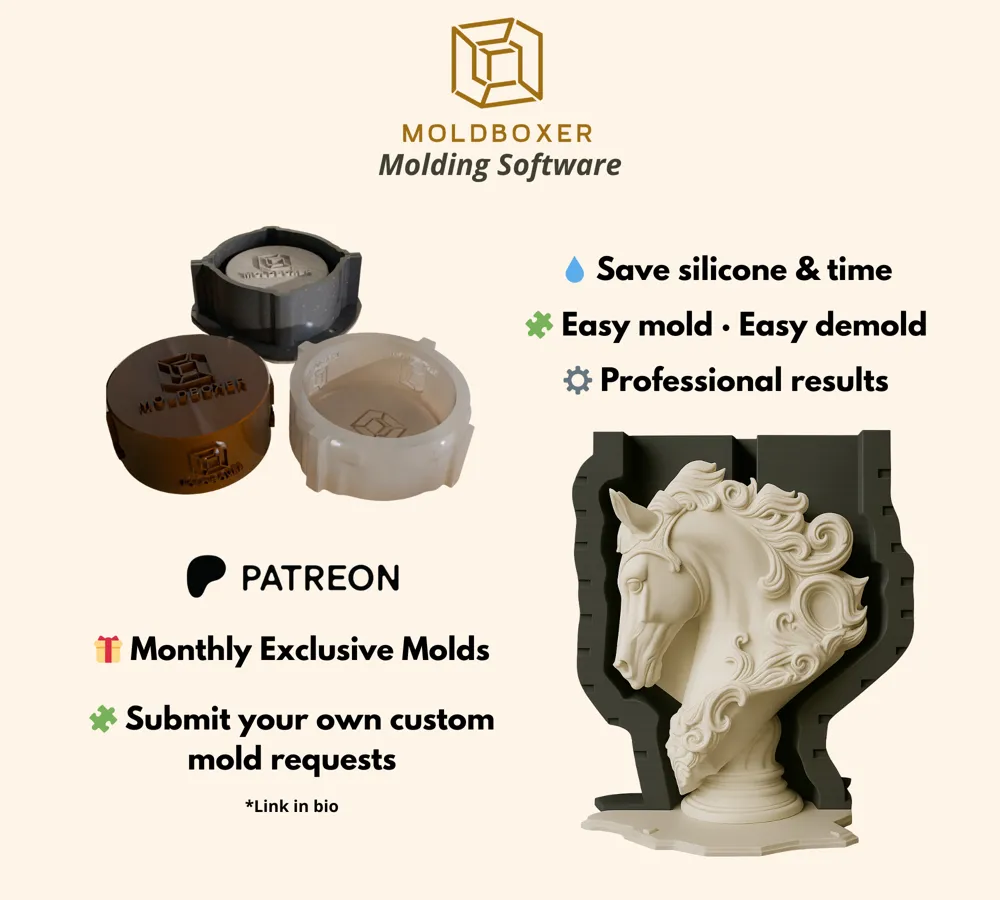 Basic Cake Silicone Mold Housing System - Free 3D Print Model - MakerWorld