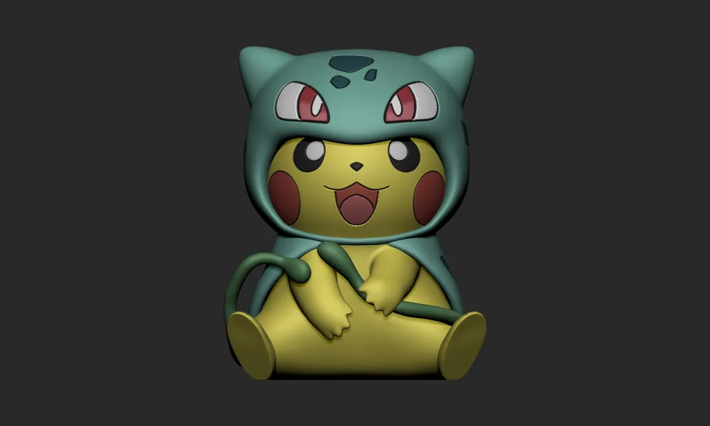 Pokemon Pikachu Cosplay Bulbasaur by projectprint_3d MakerWorld ...