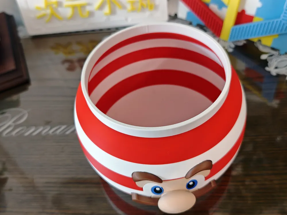 Fun Mario Storage Jar - Flower Pot, Food, Fruit, Snack, Picnic, Road ...