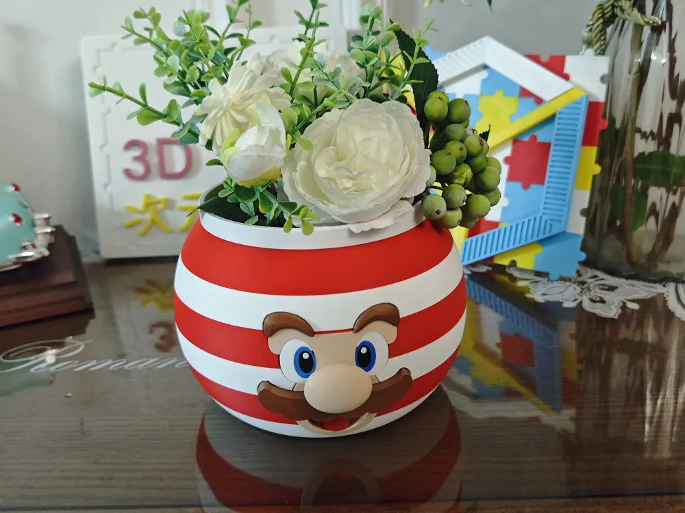 Fun Mario Storage Jar - Flower Pot, Food, Fruit, Snack, Picnic, Road ...