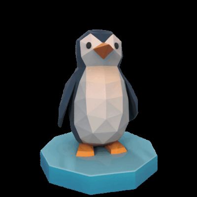 Low Poly Penguin 3D Model - Free 3D Print Model - MakerWorld