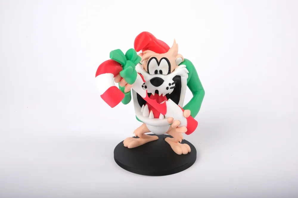 Looney Tunes Tasmanian Devil Taz Christmas Art by GeekSculpt3D ...