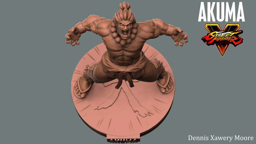 Akuma Steert Fighter Multi Parts - Free 3D Print Model - MakerWorld