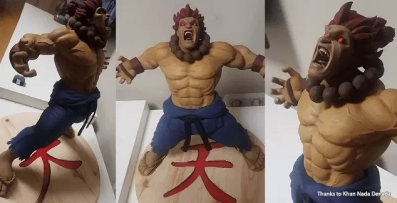 Akuma Steert Fighter Multi Parts - Free 3D Print Model - MakerWorld