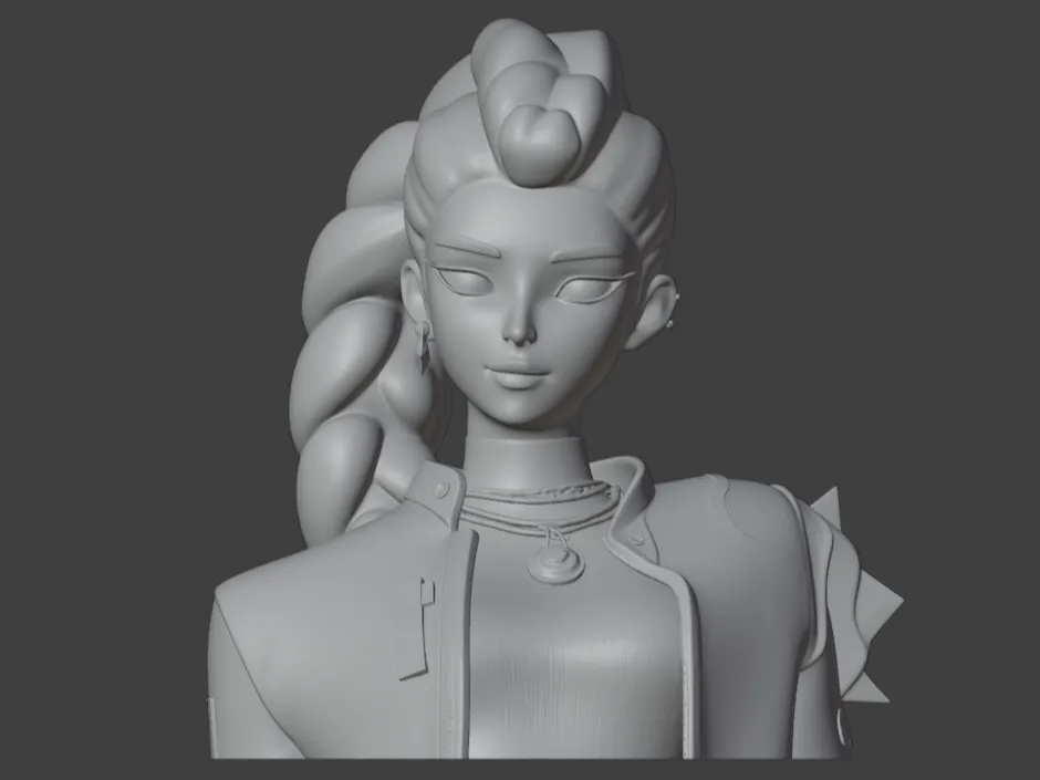 Rumi Bust (Kpop Demon Hunters) - Free 3D Print Model - MakerWorld