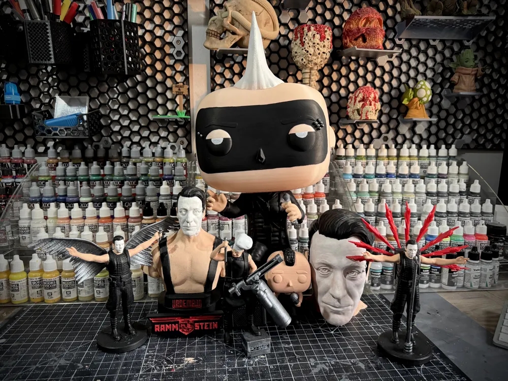 RAMMSTEIN TILL LINDEMANN MOHAWK POP PERSONALIZADO - Modelo de impresión ...