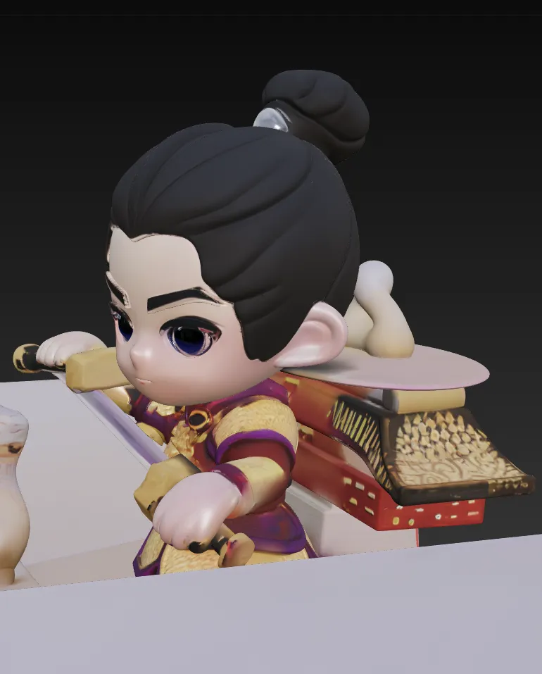 La Légende des Mystères de la Dynastie Tang : Figurine Q-Version du ...