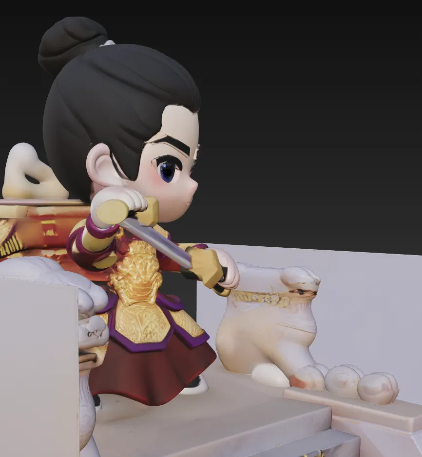 La Légende des Mystères de la Dynastie Tang : Figurine Q-Version du ...