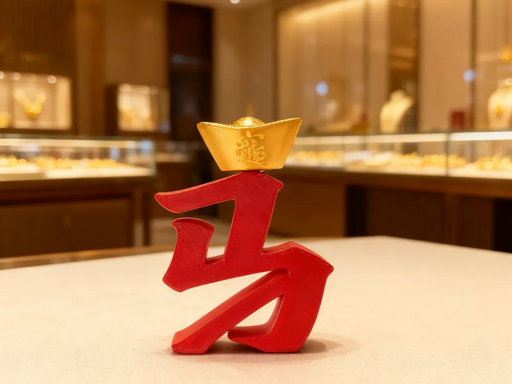 Instant Wealth Creative Ornament, Rotating Sycee Year of the Horse ...
