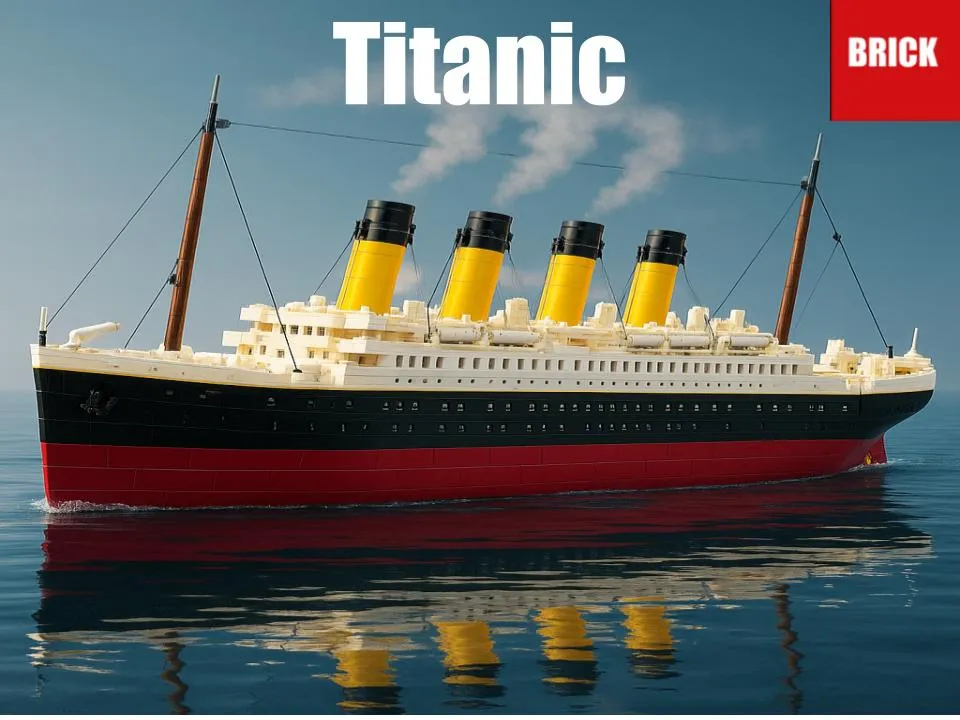 Titanic Brick Set by Red Brick MakerWorld: Download Free 3D Models