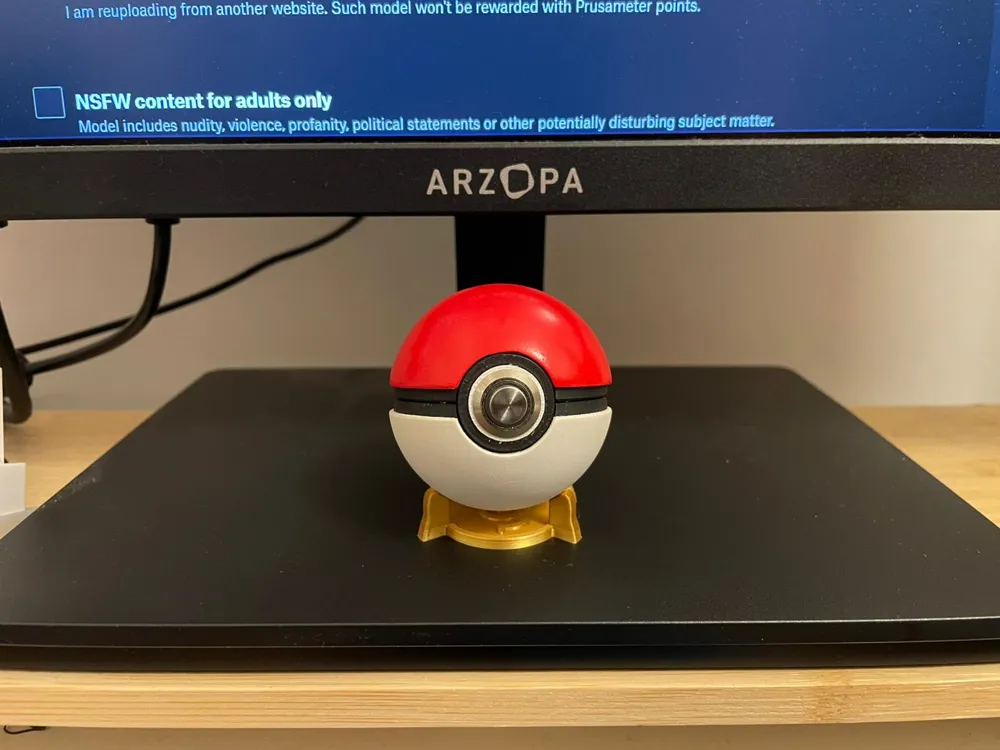 The pokeball - Working led button and interiors by lautrec_96 ...