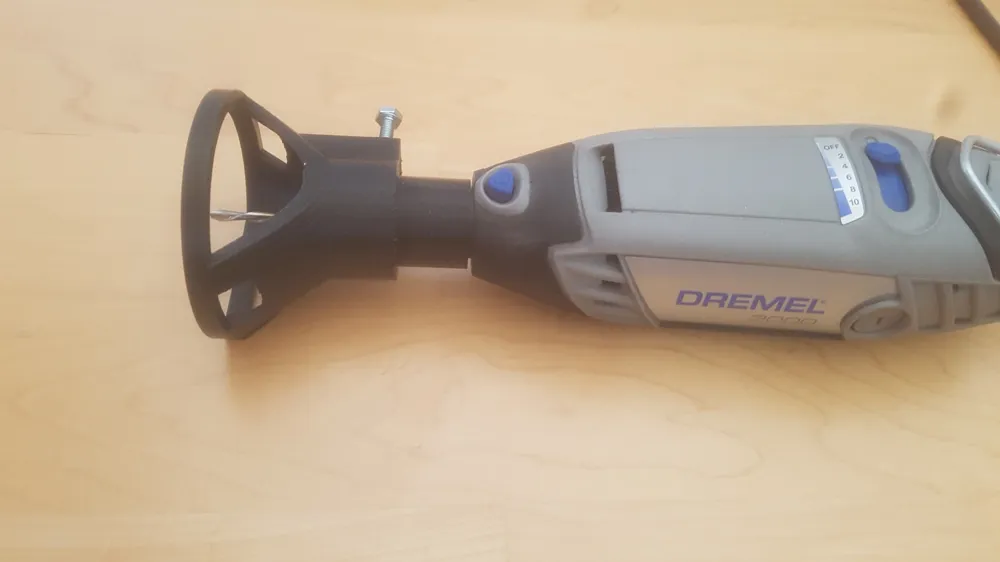Dremel Router with adjustable height + straight edge - Free 3D Print ...