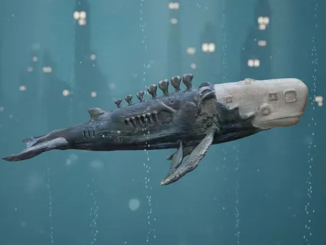 Mechanical Whale Free 3d Print Model Makerworld