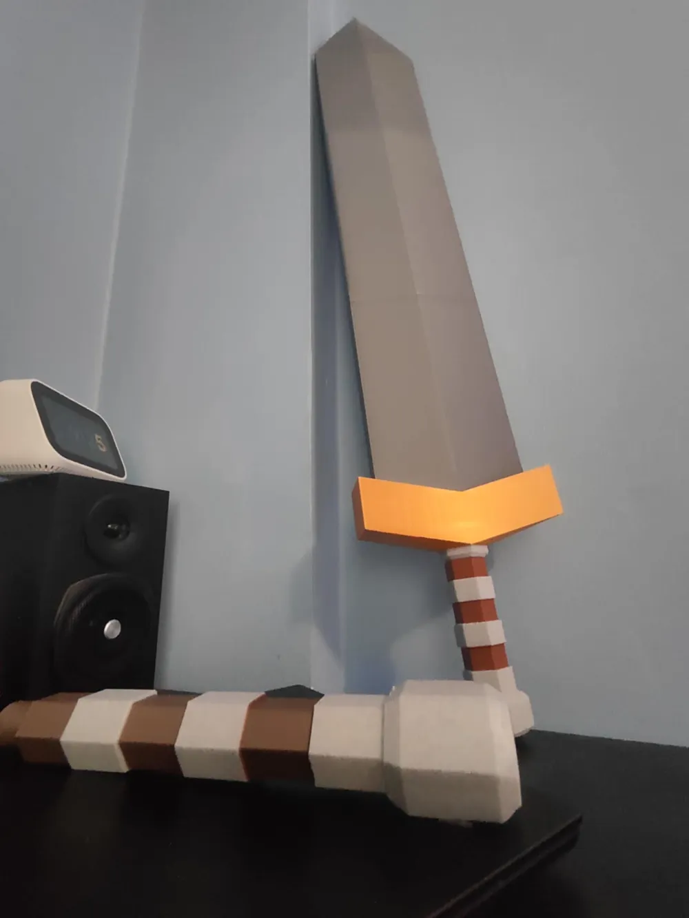 Medival sword in Dungeons Real life size - Free 3D Print Model - MakerWorld