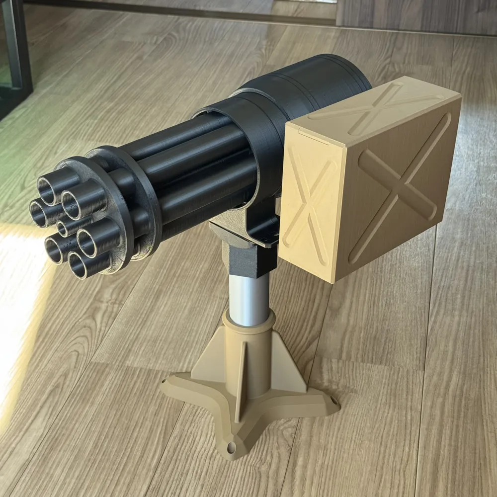 Minigun - Free 3D Print Model - MakerWorld